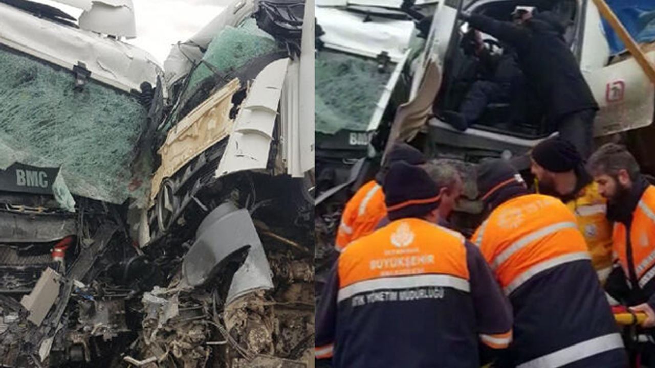 İstanbul'da korkunç kaza! Kafa kafaya çarpıştılar... - Doğruhaber