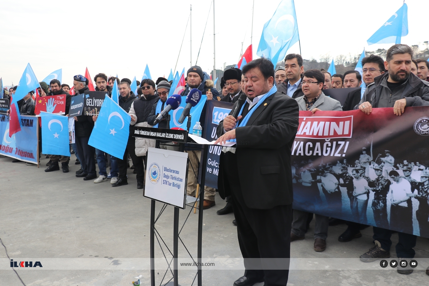 Protest in Istanbul demands accountability for Ghulja Massacre in East ...